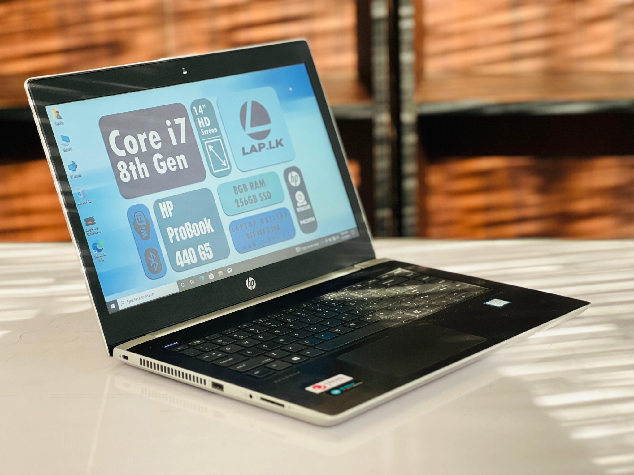 HP ProBook 440 G5 (Core i7 – 8th Gen) (16GB) (256GB SSD) - Lap.lk