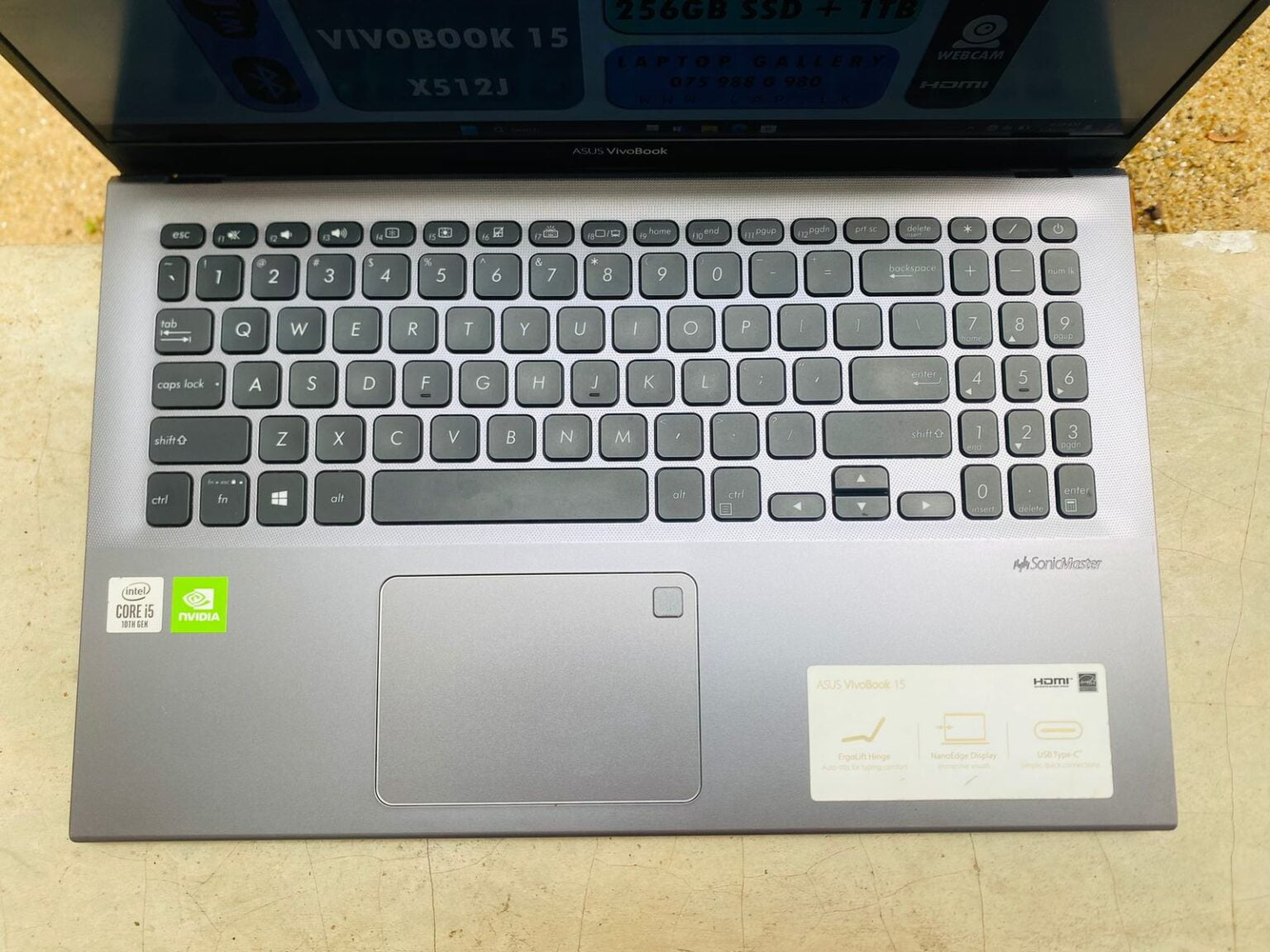 Asus Vivobook 15 X512J | Core i5-10th Gen Nvidia VGA | 8GB Ram | 256GB ...