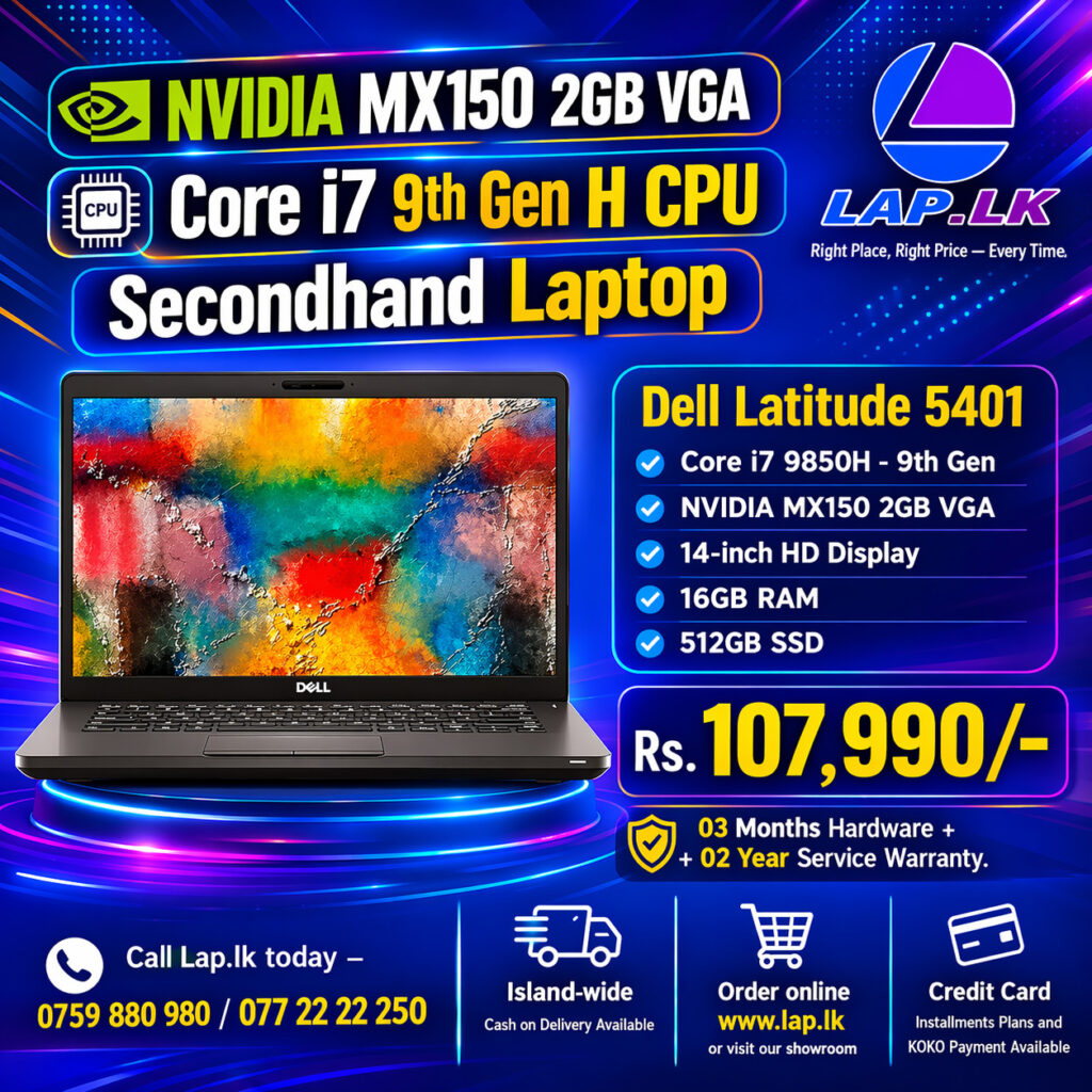 Dell Latitude 5401 (Core i7 9850H - 9th Gen) (NVIDIA MX150 VGA) (16GB ...
