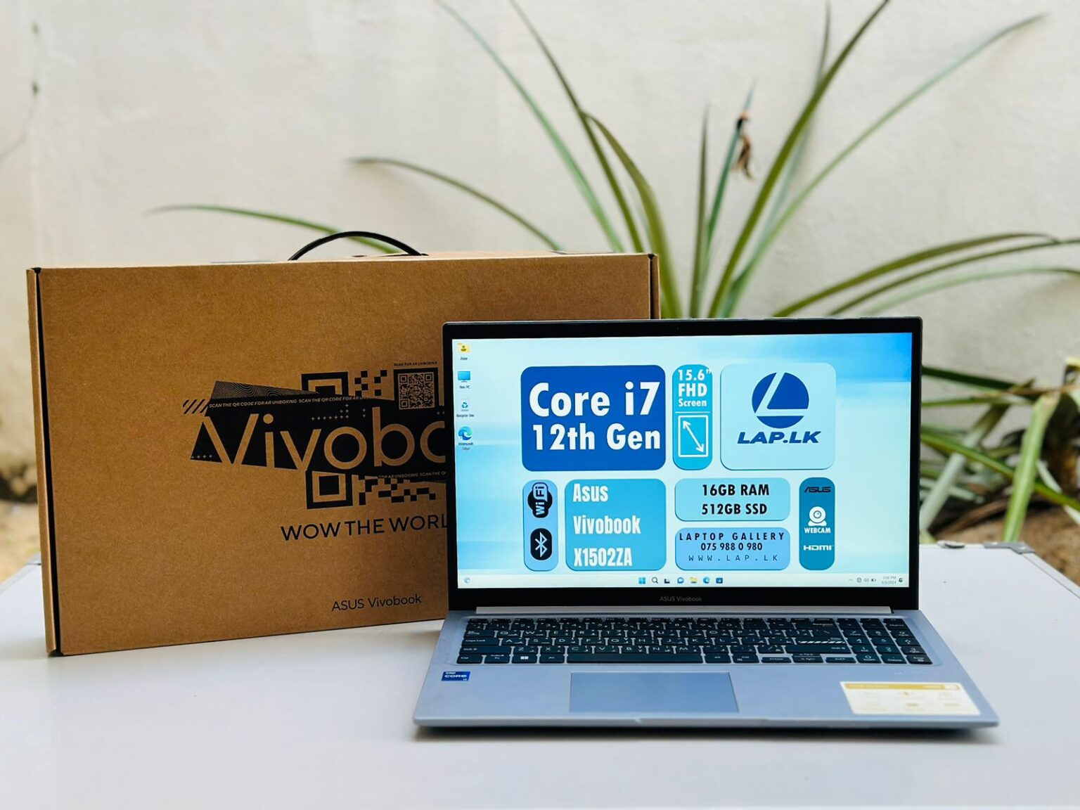 Asus VivoBook X1502ZA (Core i7 (H) - 12th Gen) FHD (16GB) (512GB NVMe ...